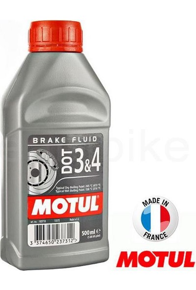 Motul Dot 3&4 %100 Sentetik Fren Hidroliği 500 Ml.