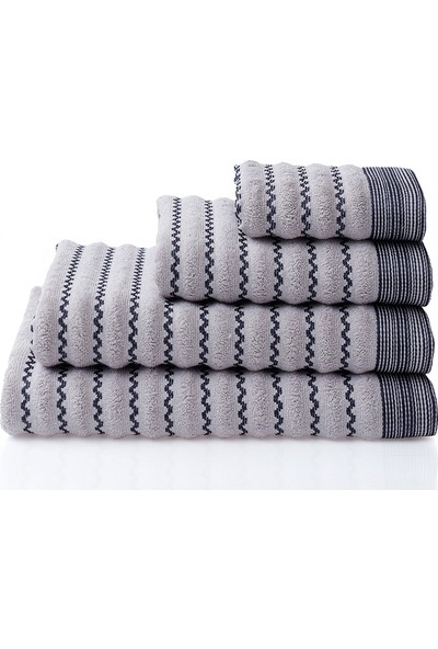 Dost Tekstil Pamuklu MARE Gri Banyo Havlusu Dost Tekstil Pamuklu MARE Gri Banyo Havlusu
