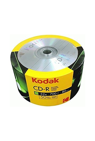 Kodak Boş Cd 50'Li Paket Cd-R 52X 700 Mb