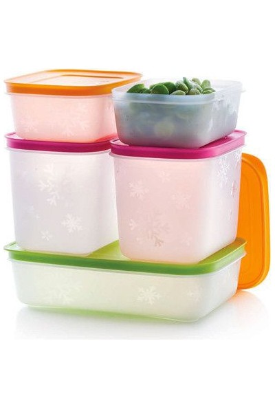 Tupperware Alaska Set 5'Li ( Derin Dondurucu İçin )
