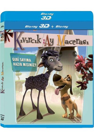 Kıvırcık: Ay Macerası 3D Blu-Ray