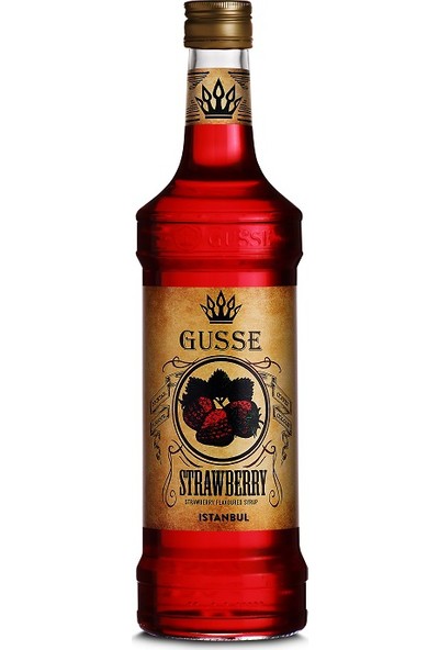 Gusse Çilek (Strawberry) Aromalı Kokteyl Şurubu 70 cl Gusse Çilek (Strawberry) Aromalı Kokteyl Şurubu 70 cl