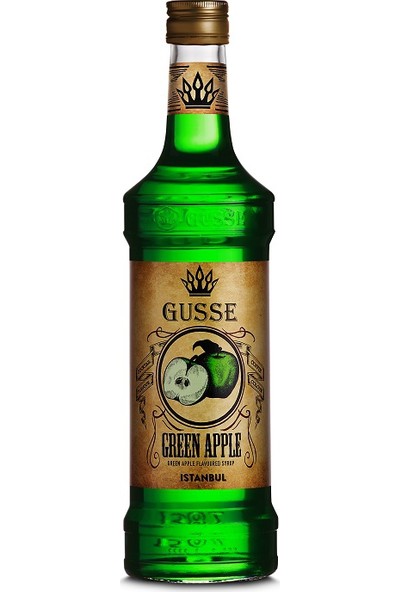 Gusse Yeşil Elma (Green Apple) Aromalı Kokteyl Şurubu 70 cl Gusse Yeşil Elma (Green Apple) Aromalı Kokteyl Şurubu 70 cl