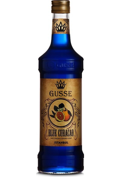 Gusse Turunç (Blue Curacao) Aromalı Kokteyl Şurubu 70 cl Gusse Turunç (Blue Curacao) Aromalı Kokteyl Şurubu 70 cl