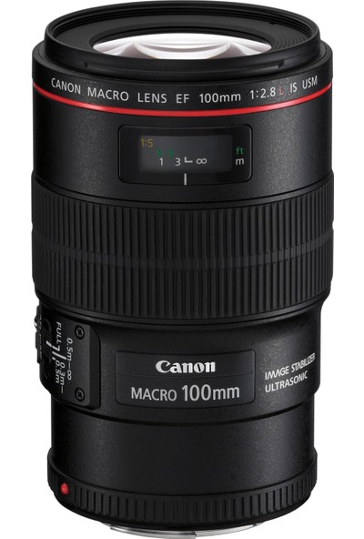 Canon Ef 100Mm F/2.8L Is Usm Lens / İthalatçı Garantili