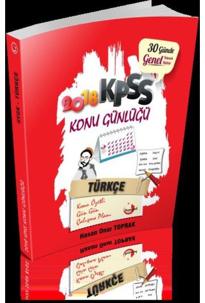2018 Kpss Konu Günlüğü-Türkçe 2018 Kpss Konu Günlüğü-Türkçe