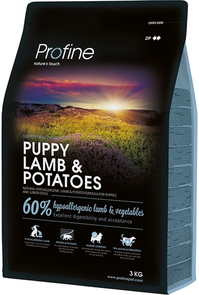 Profine Hipoalerjenik Puppy Lamb & Potatoes Kuzu Etli Yavru Köpek Mamasi 3 Kg Profine Hipoalerjenik Puppy Lamb & Potatoes Kuzu Etli Yavru Köpek Mamasi 3 Kg