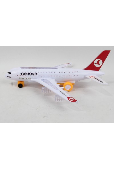 Prestij Oyuncak Turkish Airlines Airbus A380 Oyuncak Uçak Pilli Işıklı 30 cm Prestij Oyuncak Turkish Airlines Airbus A380 Oyuncak Uçak Pilli Işıklı 30 cm