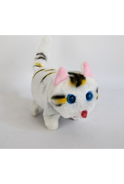 Can Ali Toys Oyuncak Pilli Yürüyen Kedi 18 cm Can Ali Toys Oyuncak Pilli Yürüyen Kedi 18 cm