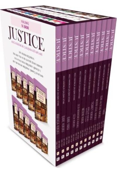 Justıce Adli Hakimlik Çalışma Kitabı Modüler Set-11 Kitap