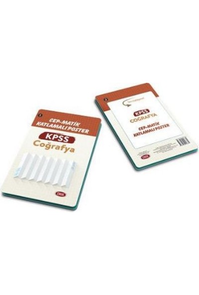 Data Kpss Coğrafya Cep-Matik Katlamalı Poster