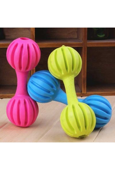 Lion Köpekler İçin Halter Şeklinde Oyuncak Kemik