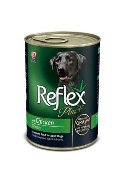 Reflex Plus Tavuklu Köpek Konserve Sos İçinde Et Parçacıklı 400 Gr Reflex Plus Tavuklu Köpek Konserve Sos İçinde Et Parçacıklı 400 Gr