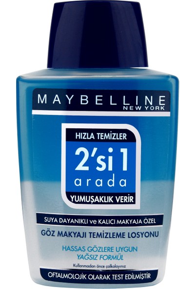 Maybelline New York 2si 1 Arada Göz Makyaj Temizleyici Losyon