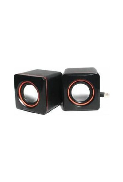 Azemax USB 2.0 Hoparlör 1+1 Ses Bombası Azemax USB 2.0 Hoparlör 1+1 Ses Bombası