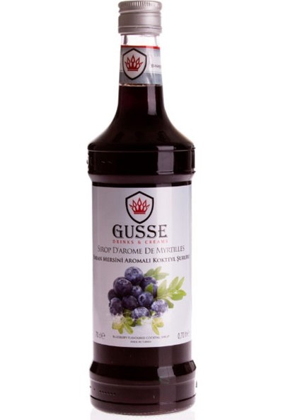 Gusse Yaban Mersini (Blueberry) Aromalı Kokteyl Şurubu 70 cl