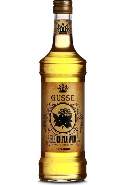 Gusse Mürver Çiçeği (Elder Flower) Aromalı Kokteyl Şurubu 70 cl