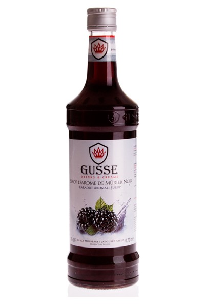 Gusse Karadut (Black Mulberry) Aromalı Kokteyl Şurup 70 cl