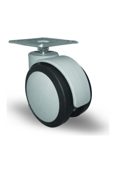 4 Adet Ec01Mkt75, Oynak Tablalı Mobilya Tekerleği Sehpa Tekeri, Çap:75, 4Lü Set, Geniş Sessiz Tip