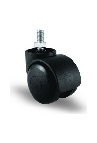 4 Adet Ec05Gmkm50, Oynak Civatalı Mobilya Tekerleği Koltuk Tekeri, Çap:50, 4Lü Set, Geniş Tip