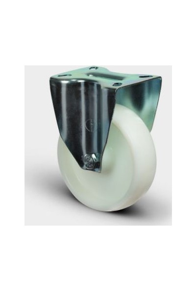 Sabit, Tabla Bağlantılı, Poliamid Hafif Sanayi Tekerleği, Çap:80 - Em02 Zkz 80 Sabit, Tabla Bağlantılı, Poliamid Hafif Sanayi Tekerleği, Çap:80 - Em02 Zkz 80