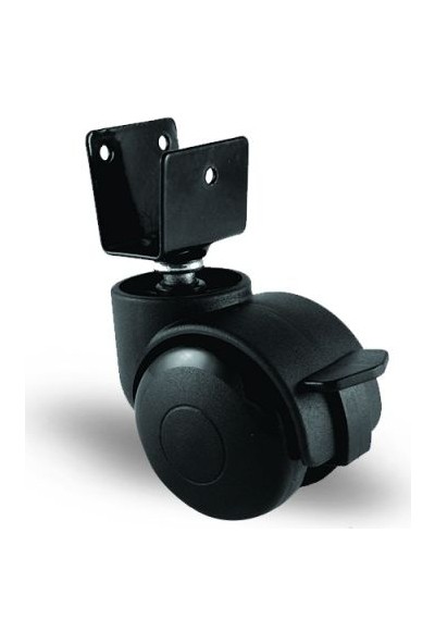 Ec08Gmkm50F U Tablalı Frenli Plastik Mobilya Tekerleği Çap:50 Oynak Frenli U Tabla Bağlantılı, Geniş Tip, Burçlu Ec08Gmkm50F U Tablalı Frenli Plastik Mobilya Tekerleği Çap:50 Oynak Frenli U Tabla Bağlantılı, Geniş Tip, Burçlu