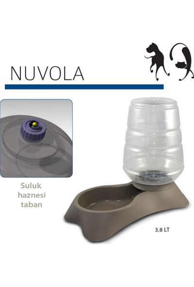 Mp Bergamo Su Kabı Nuvola Hazneli 3.8Lt K.Rengi Mp Bergamo Su Kabı Nuvola Hazneli 3.8Lt K.Rengi