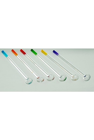 Modatools Çay Kaşığı Cam Renkli 6 Lı 1436