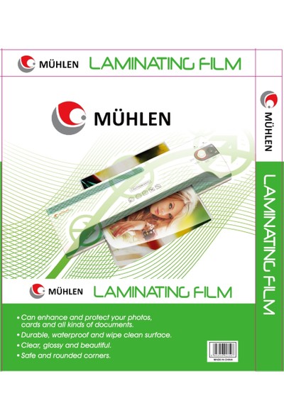 Mühlen A6 Laminasyon Filmi 100 Micron 1 Paket 100 Adet Mühlen A6 Laminasyon Filmi 100 Micron 1 Paket 100 Adet