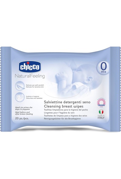Chicco Göğüs Temizleme Mendili 20'li