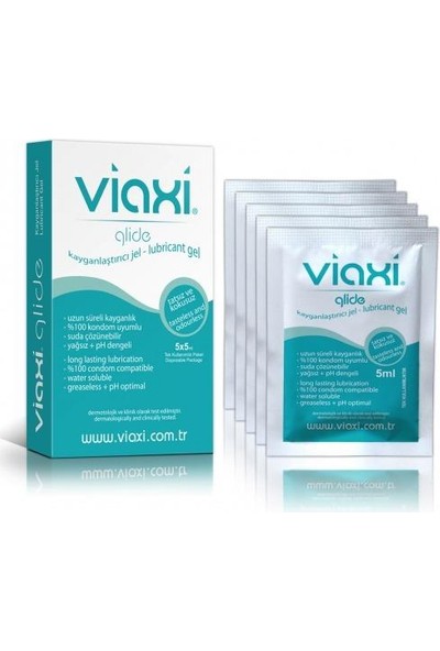 Viaxi Glide Kayganlaştırıcı Jel 5 X 5 Ml