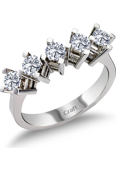 Craft Pırlanta 0.70 Karat Beştaş Pırlanta Yüzük Craft Pırlanta 0.70 Karat Beştaş Pırlanta Yüzük