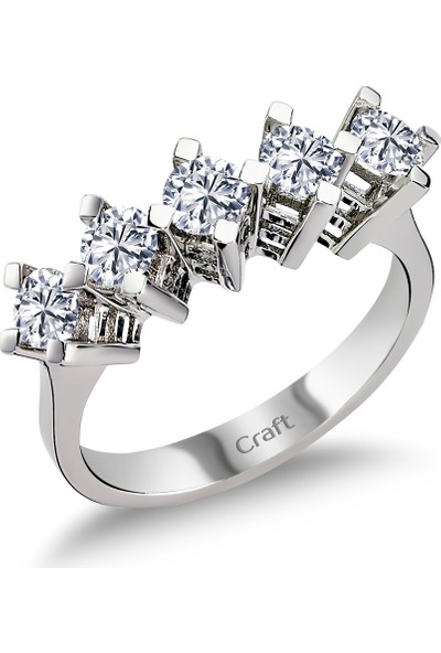 Craft Pırlanta 1.00 Karat Beştaş Pırlanta Yüzük Craft Pırlanta 1.00 Karat Beştaş Pırlanta Yüzük