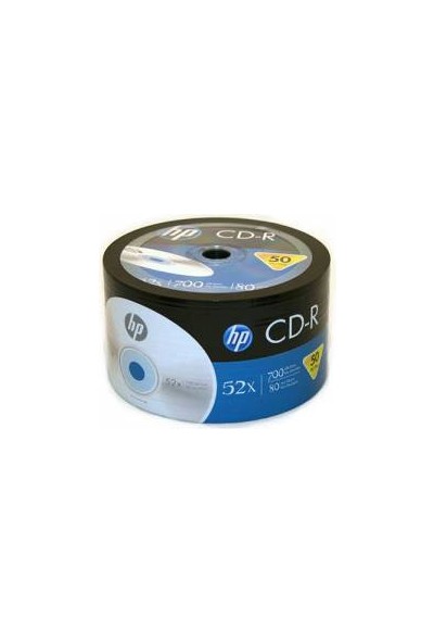 Hp Cd-R 52X Spindle 700 Mb 80 Dk 50'Li Paket Hp Cd-R 52X Spindle 700 Mb 80 Dk 50'Li Paket