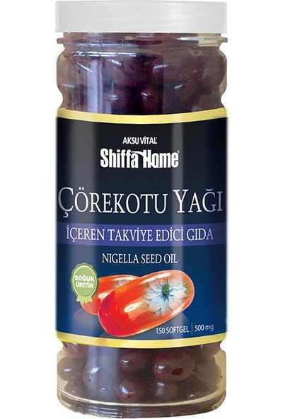 Shıffa Home Çörekotu Yağı Softgel- 500 Mg