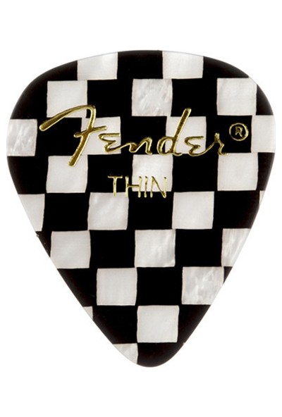 Fender 351 Thin Checker 12 Count Gitar Penası Fender 351 Thin Checker 12 Count Gitar Penası