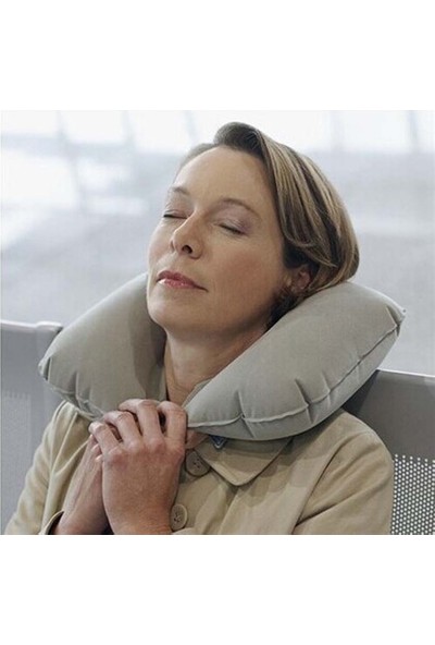 Peak Bays Şişme Seyahat Yastığı Boyunluk