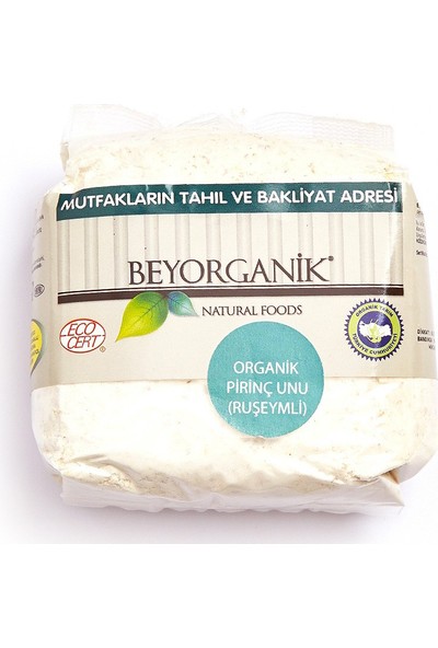 Beyorganik Organik Pirinç Unu Ruşeymli 350 Gr Beyorganik Organik Pirinç Unu Ruşeymli 350 Gr