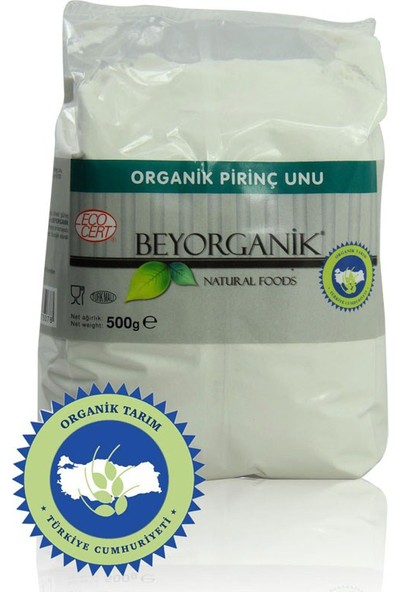 Beyorganik Organik Pirinç Unu 500 Gr