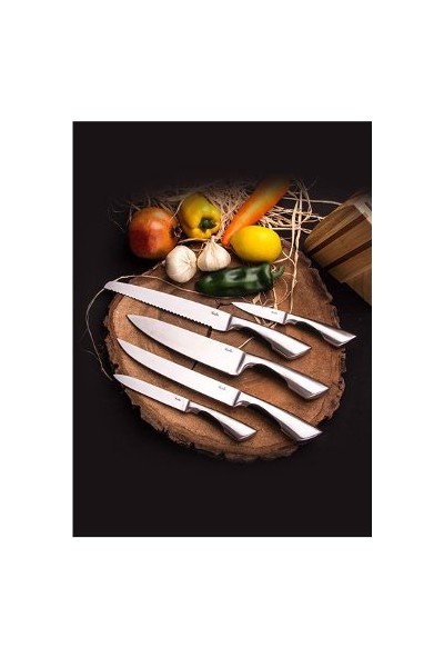 Fissler Ravenna 6 Parça Blok Bıçak Takımı Fissler Ravenna 6 Parça Blok Bıçak Takımı