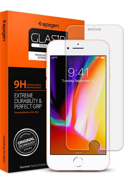 Spigen Apple iPhone 8 Plus - iPhone 7 Plus Cam Ekran Koruyucu GLAS.tR SLIM HD - 043GL20608 Spigen Apple iPhone 8 Plus - iPhone 7 Plus Cam Ekran Koruyucu GLAS.tR SLIM HD - 043GL20608