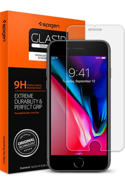 Spigen Apple iPhone SE (2020) / iPhone 8 / iPhone 7 Cam Ekran Koruyucu GLAS.tR SLIM HD - 042GL20607 Spigen Apple iPhone SE (2020) / iPhone 8 / iPhone 7 Cam Ekran Koruyucu GLAS.tR SLIM HD - 042GL20607