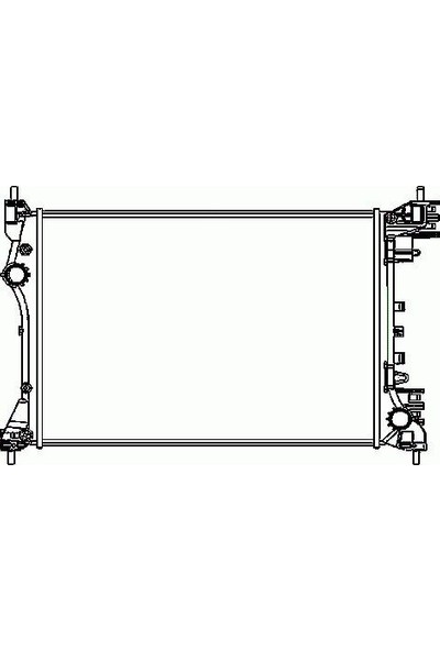 J.DEUS FIAT DOBLO Motor Radyatörü 2009 - 2015 (50522910) J.DEUS FIAT DOBLO Motor Radyatörü 2009 - 2015 (50522910)