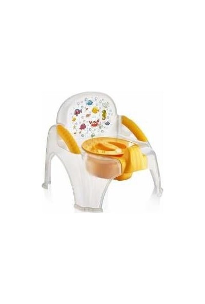 Plastart Kapaklı Yandan Tutmalı Lazımlık