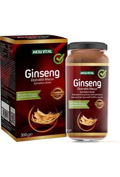 Aksu Vital Gingseng Ve Epimedium İlaveli Bitkisel Karışım Aksu Vital Gingseng Ve Epimedium İlaveli Bitkisel Karışım