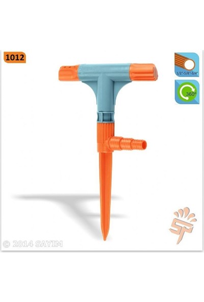 Dairesel Döner Fiskiye 2'Li (Çim Sulama)