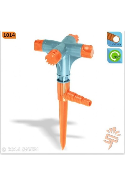 Dairesel Döner Fiskiye 4'Lü (Çim Sulama)