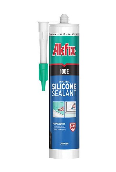 Akfix 280Ml. Kahverengi Silikon Yapıştırıcı Akfix 280Ml. Kahverengi Silikon Yapıştırıcı