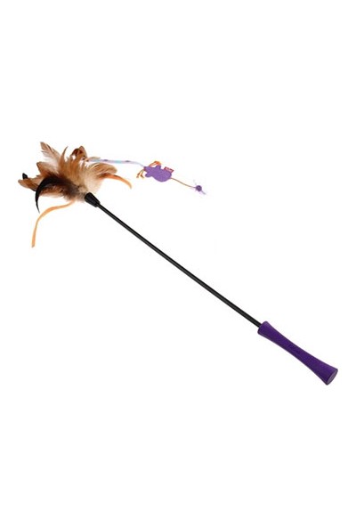 GiGwi 7144 Feather Teaser Kedi Oltası Doğal Tüylü 60 cm GiGwi 7144 Feather Teaser Kedi Oltası Doğal Tüylü 60 cm