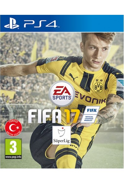 Fifa 17 Türkçe Menü PS4 Oyun Fifa 17 Türkçe Menü PS4 Oyun